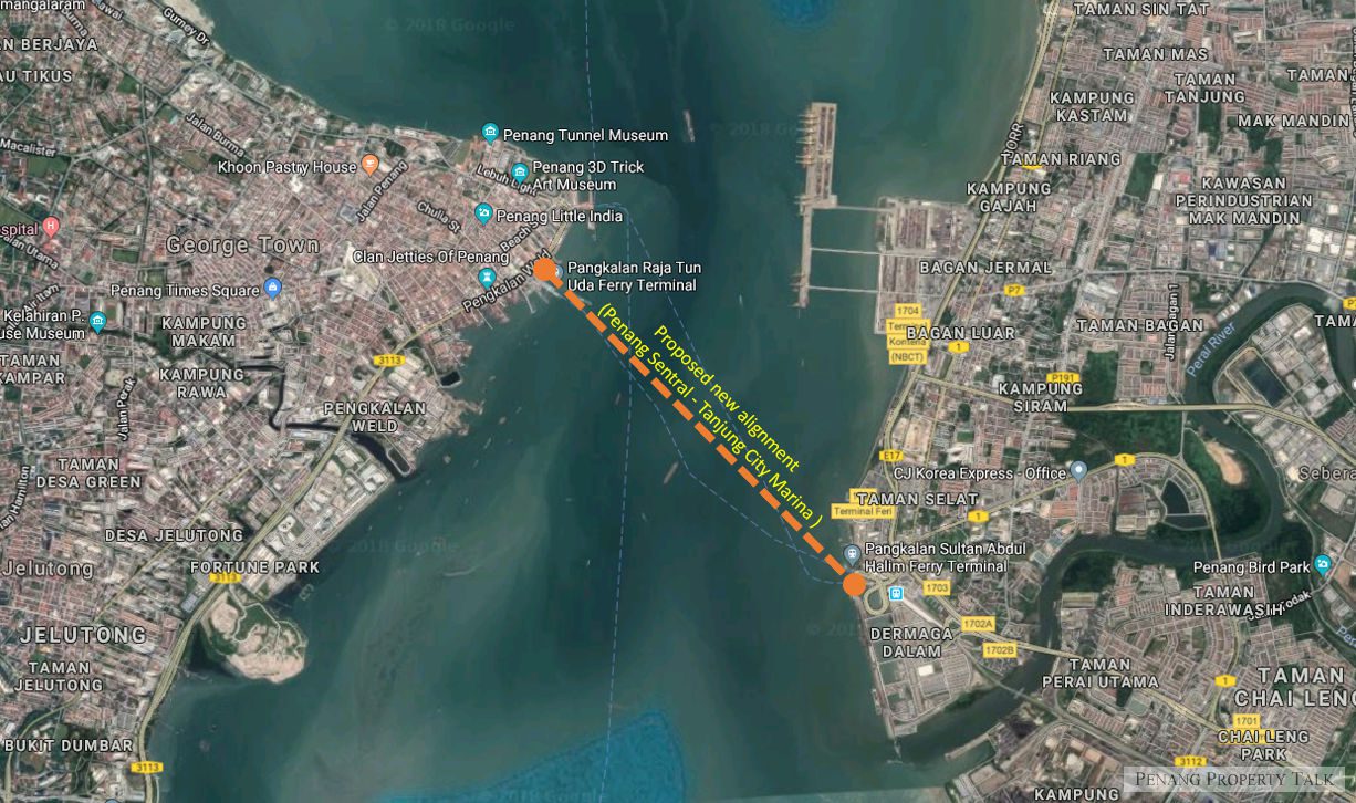 Penang Sky Cab alignment may be revised | Penang Property Talk