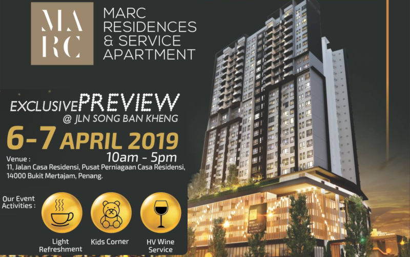 Exclusive Preview of MARC Residences & Service Apartment | Penang ...